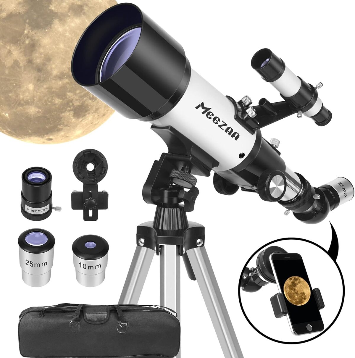 Test MEEZAA : zoom sur l'Espace avec le Télescope 70/400mm